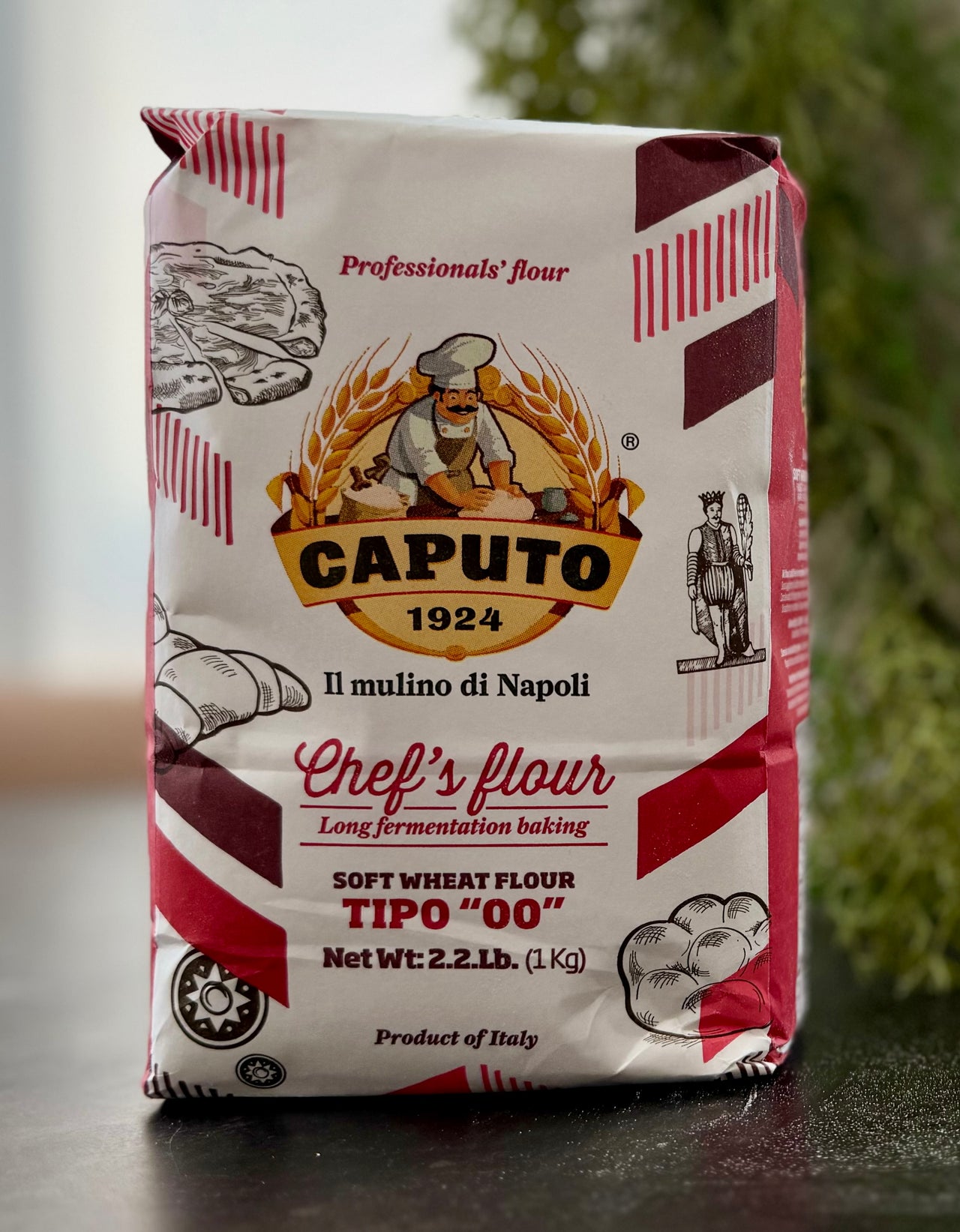 Caputo 00 Chef’s Flour (1kg / 2.2lbs) – Tipo 00 for Pizza, Bread ...