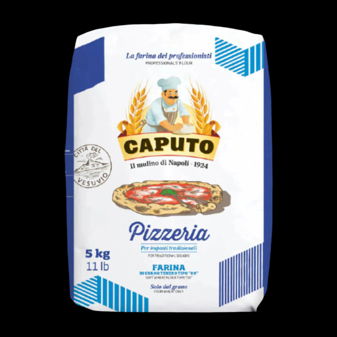 Caputo Pizzeria Flour Tipo 00 (11 lbs - 5 kg) – BrickOvenBaker
