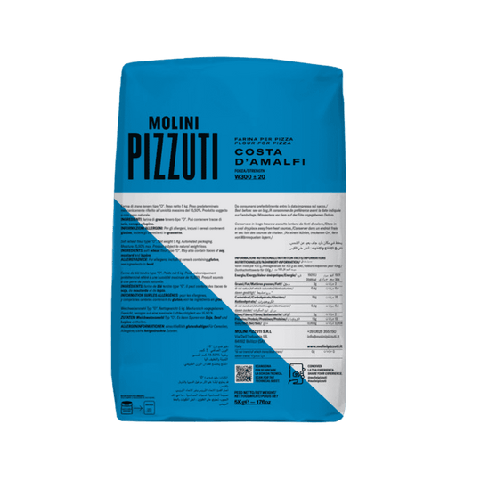 Molini Pizzuti Costa d’Amalfi Tipo 0 Pizza Flour (5kg/11lbs ...