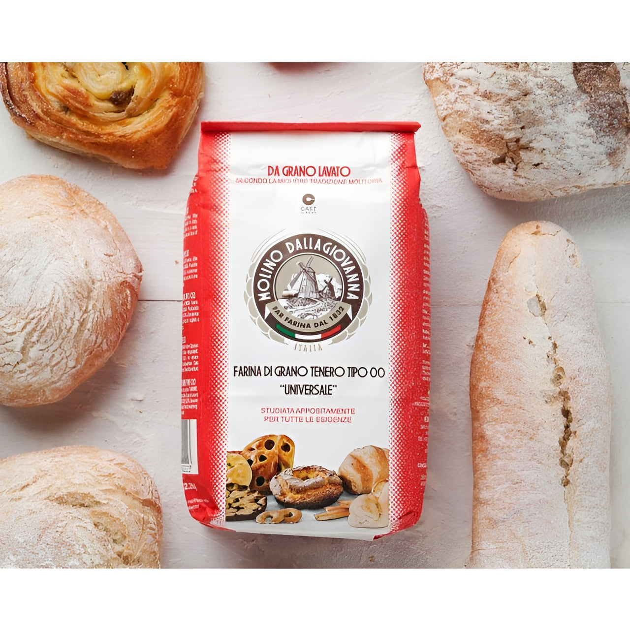 Dallagiovanna All Purpose Flour (1kg/2.2lbs) – BrickOvenBaker